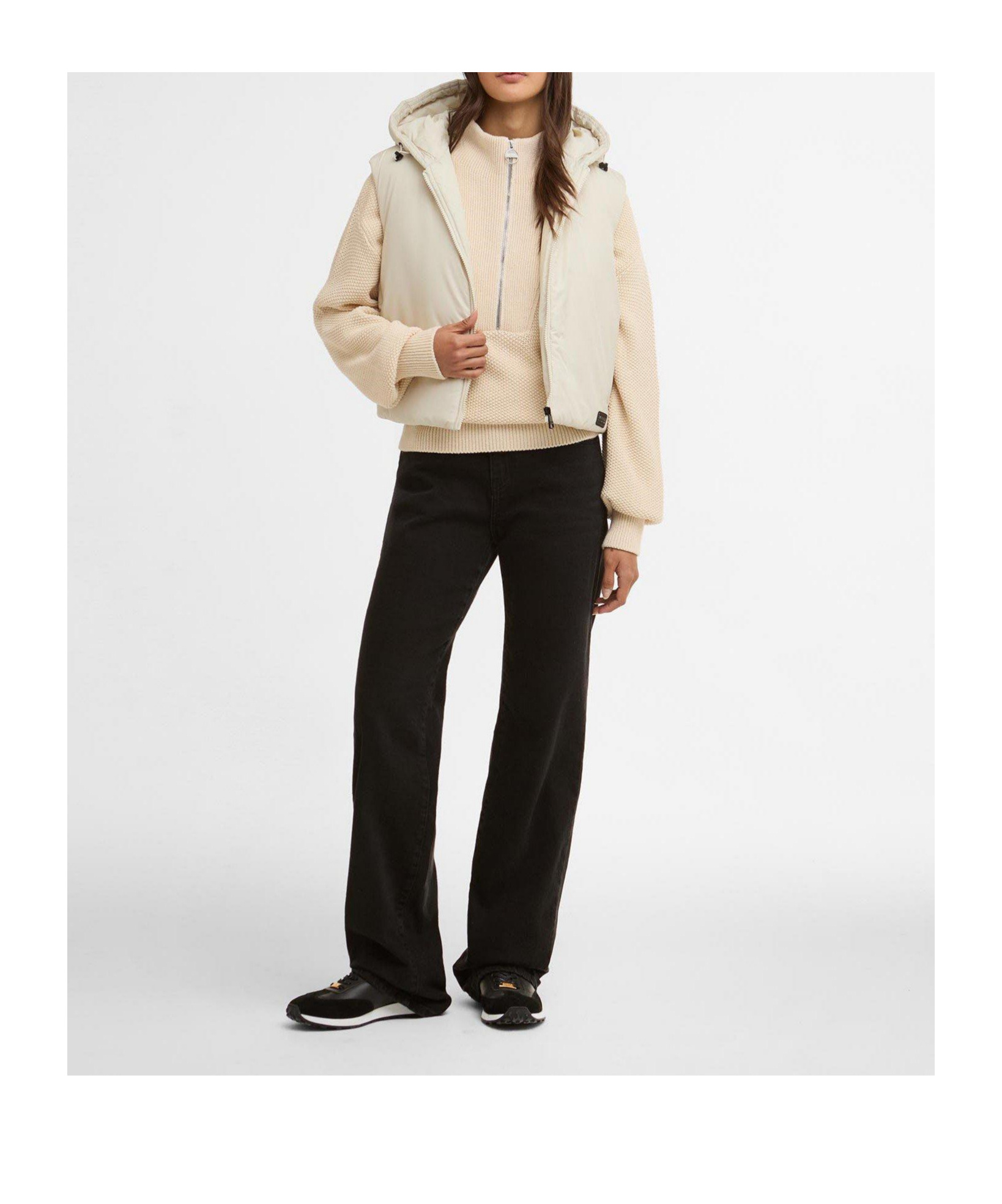 BARBOUR Barbour Sleeveless Puffer Vest with Hood